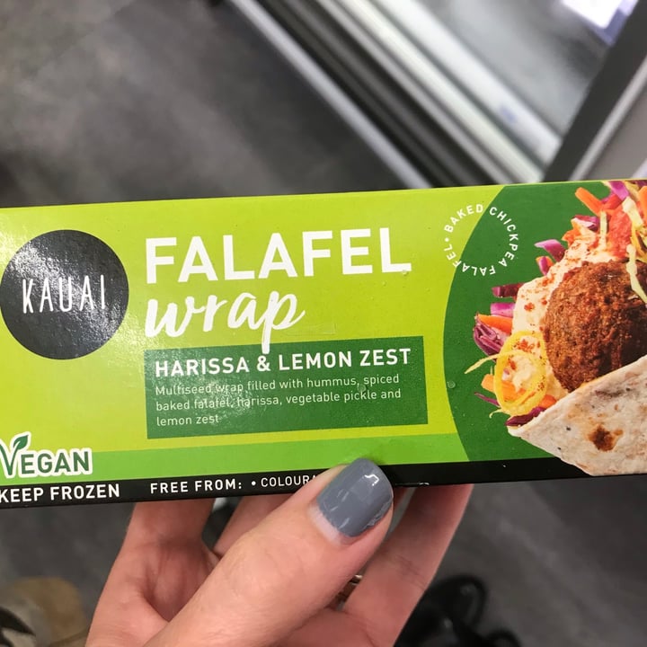 Kauai Harissa & Lemon Falafel Wrap Review | abillion
