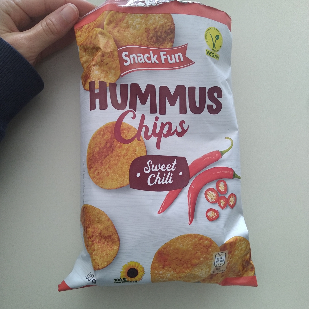 Hummus Chips from Snack Fun - Vegan Product Reviews & Ratings | abillion