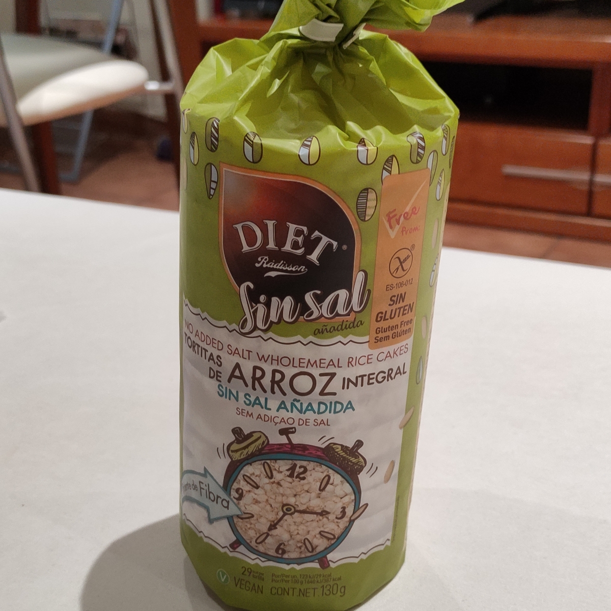 Tortitas de arroz integral sin sal from Diet Rádisson - Vegan Product ...