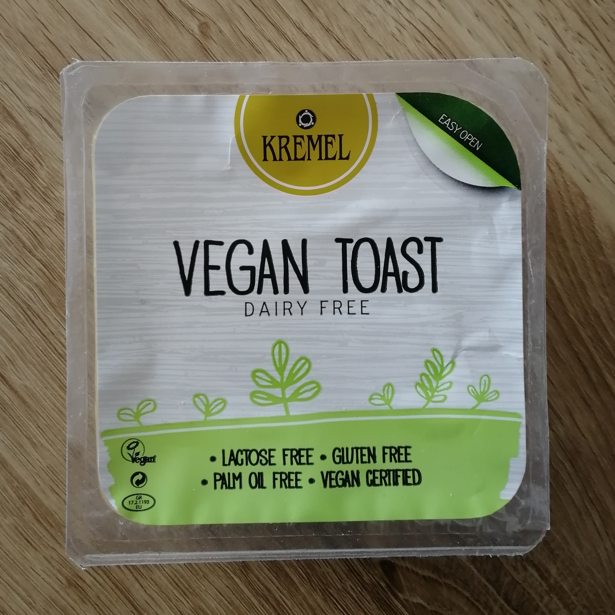 Vegan toast cheese from Kremel - Vegan Product Reviews & Ratings | abillion