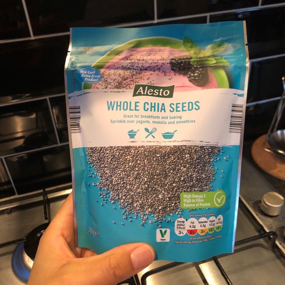 whole chia seeds from Alesto - Vegan Product Reviews & Ratings | abillion