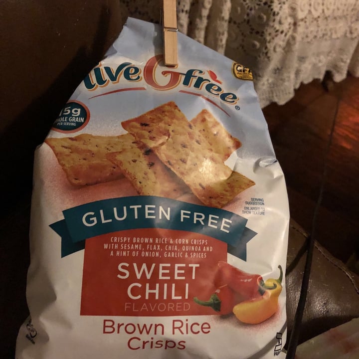 live G free Sweet chili brown rice crisps Review | abillion