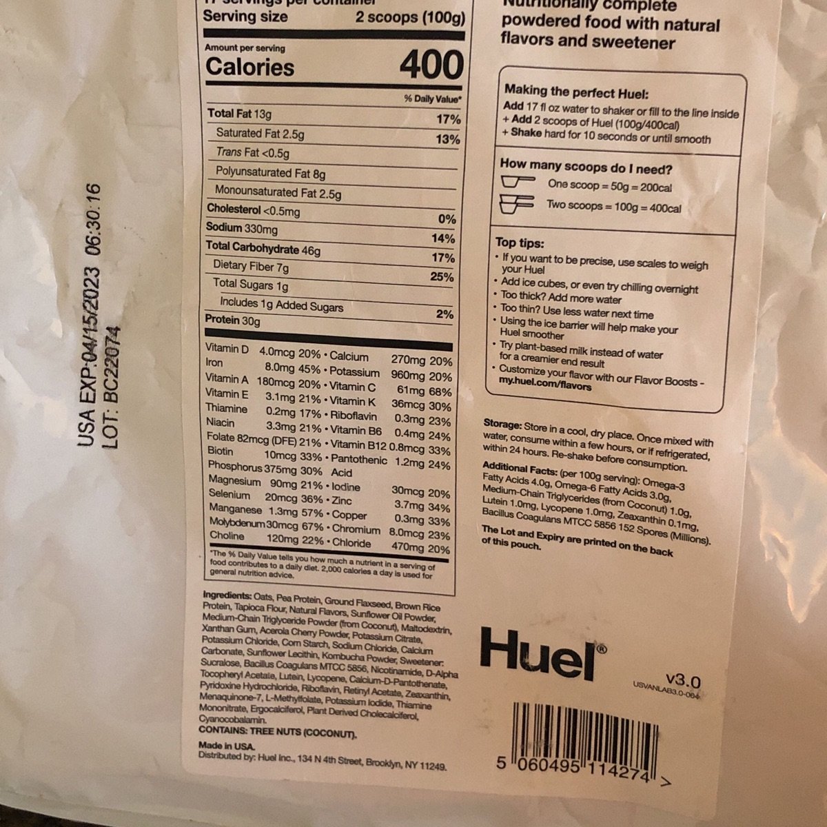 Huel Powder v3.0 from Huel - Vegan Product Reviews & Ratings | abillion