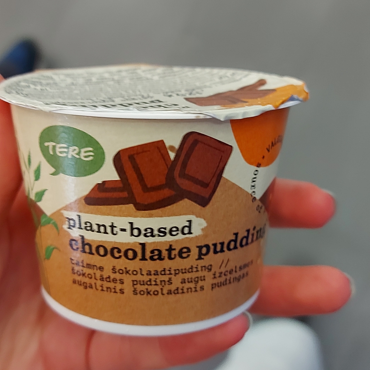 Plant-based chocolate pudding from Tere - Vegan Product Reviews ...