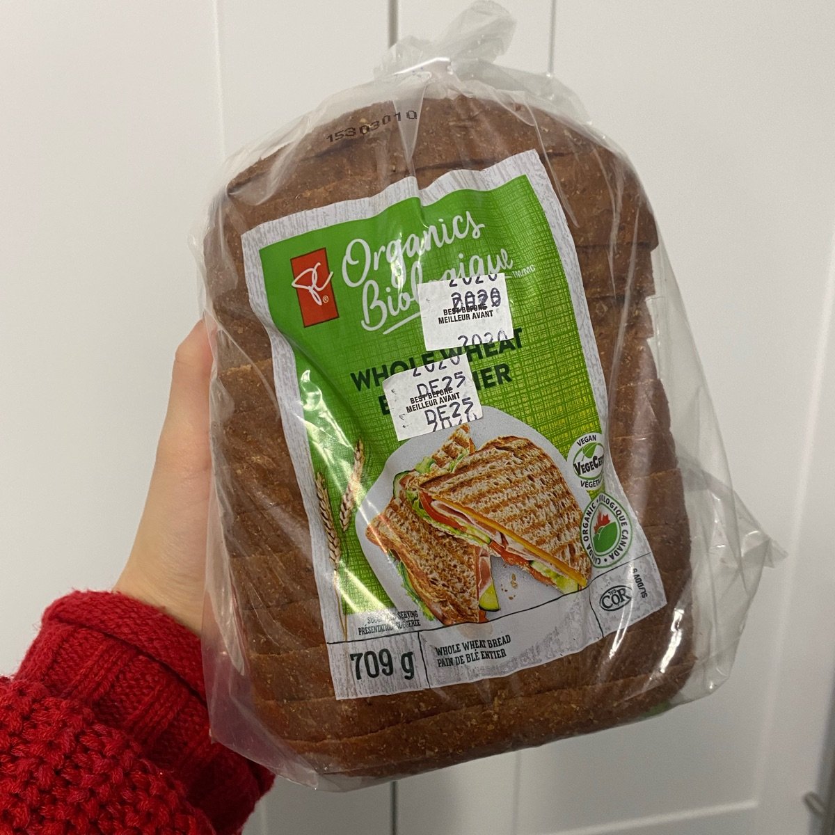 Whole Wheat Bread from President's Choice - Vegan Product Reviews ...