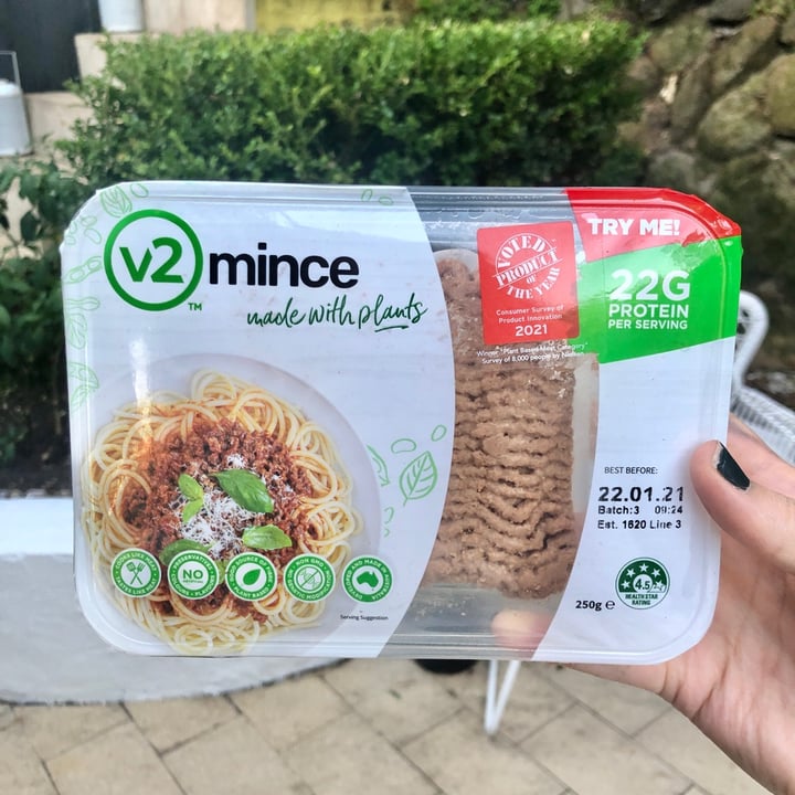 V2 Food Plant-based mince Review | abillion