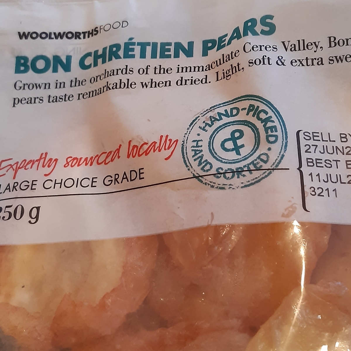 Woolworths Bon Cretién Pears from Woolworths - Vegan Product Reviews ...