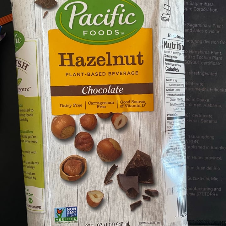 Pacific Foods Hazelnut Chocolate Milk Review | abillion