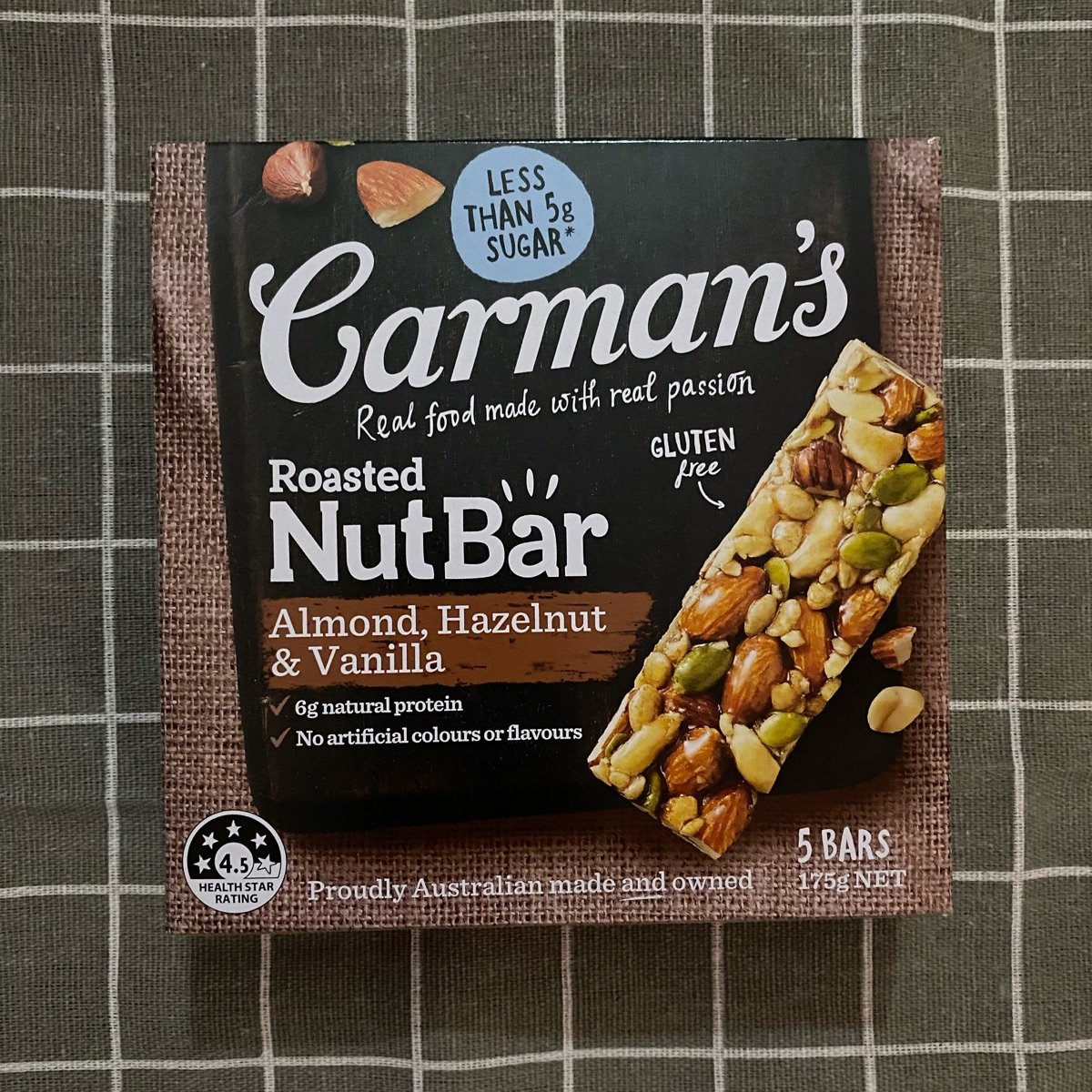 Almond, Hazelnut and Vanilla Nut Bars from Carman's - Vegan Product ...