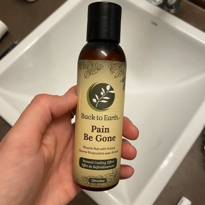Back to Earth Pain Be Gone (muscle rub with Arnica) Review | abillion