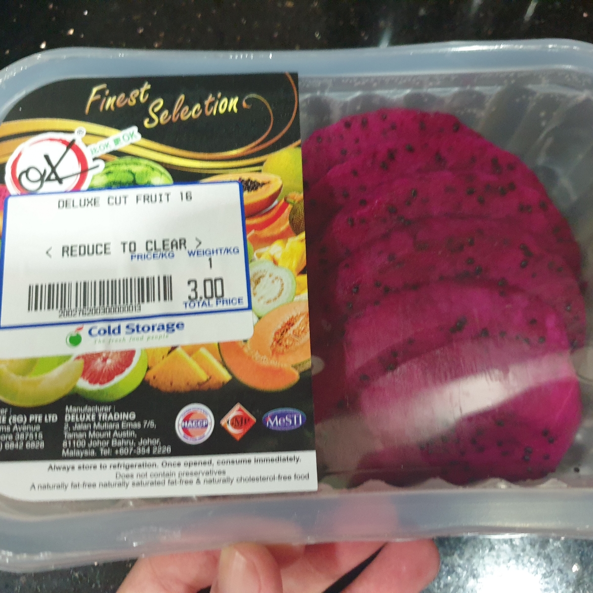 Cold Storage cut fruits - dragonfruit Reviews | abillion