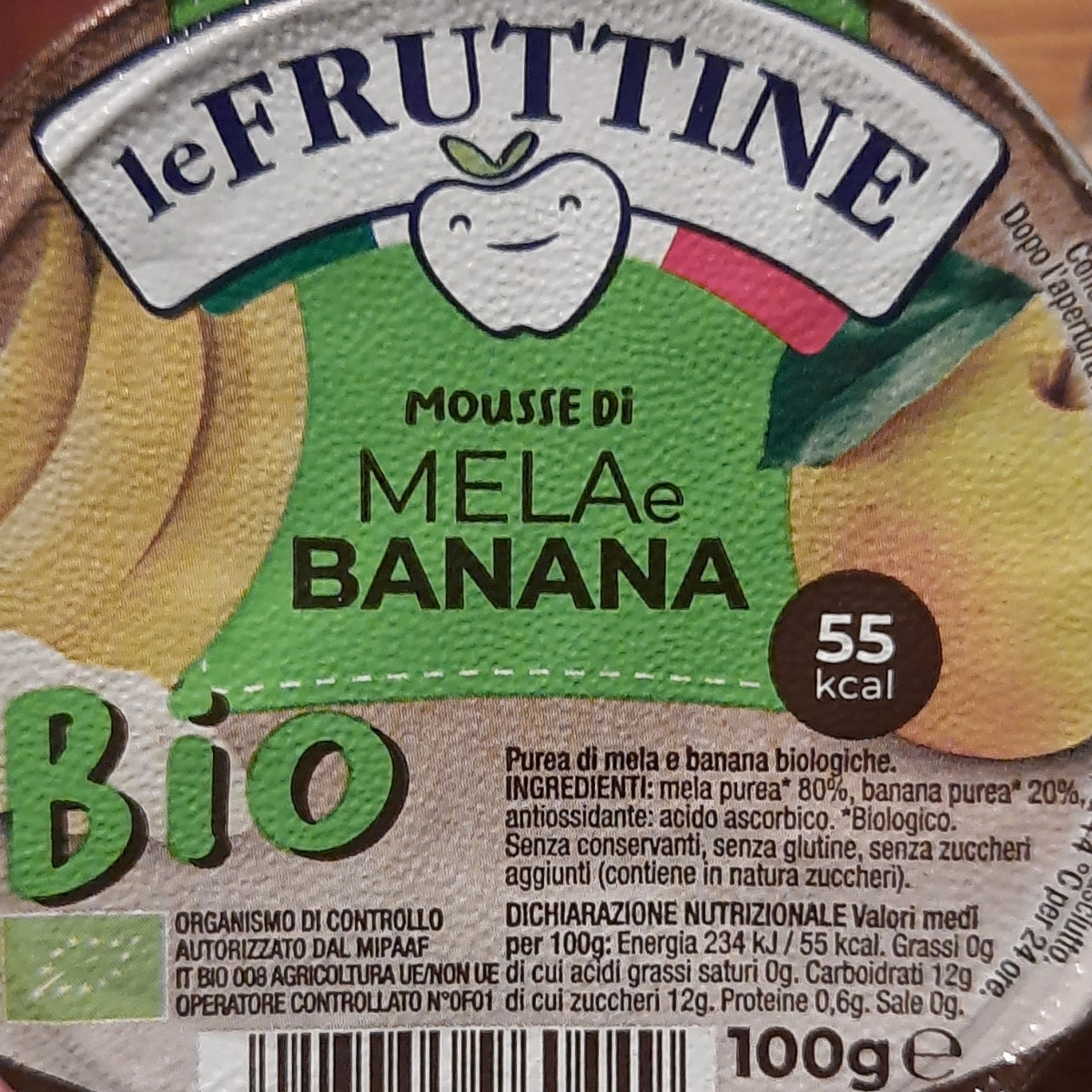 banana e mela from Le fruttine bio - Vegan Product Reviews & Ratings ...
