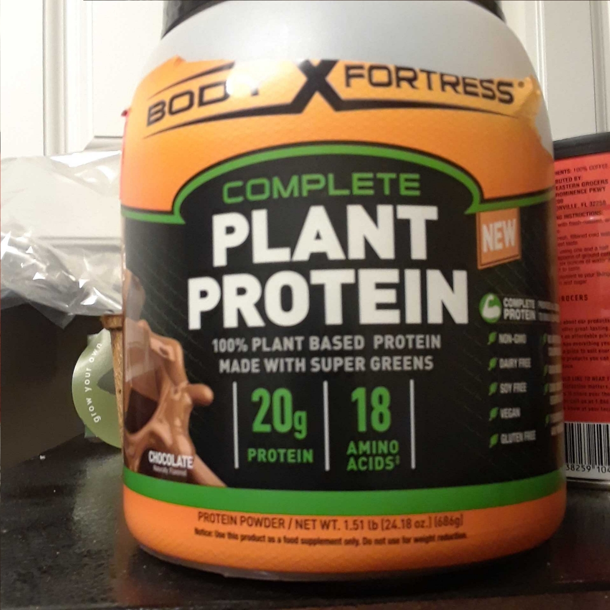 Reseñas de Chocolate Complete Plant Protein por Body Fortress | abillion