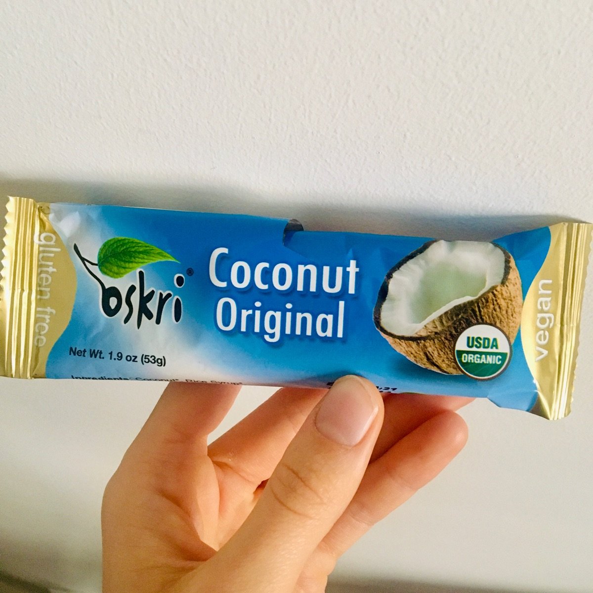 Coconut bar from Oskri - Vegan Product Reviews & Ratings | abillion