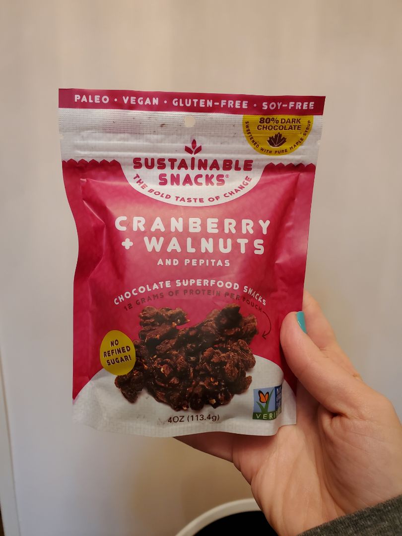 Sustainable Snacks: Cranberry & Walnuts from Sustainable Snacks - Vegan ...