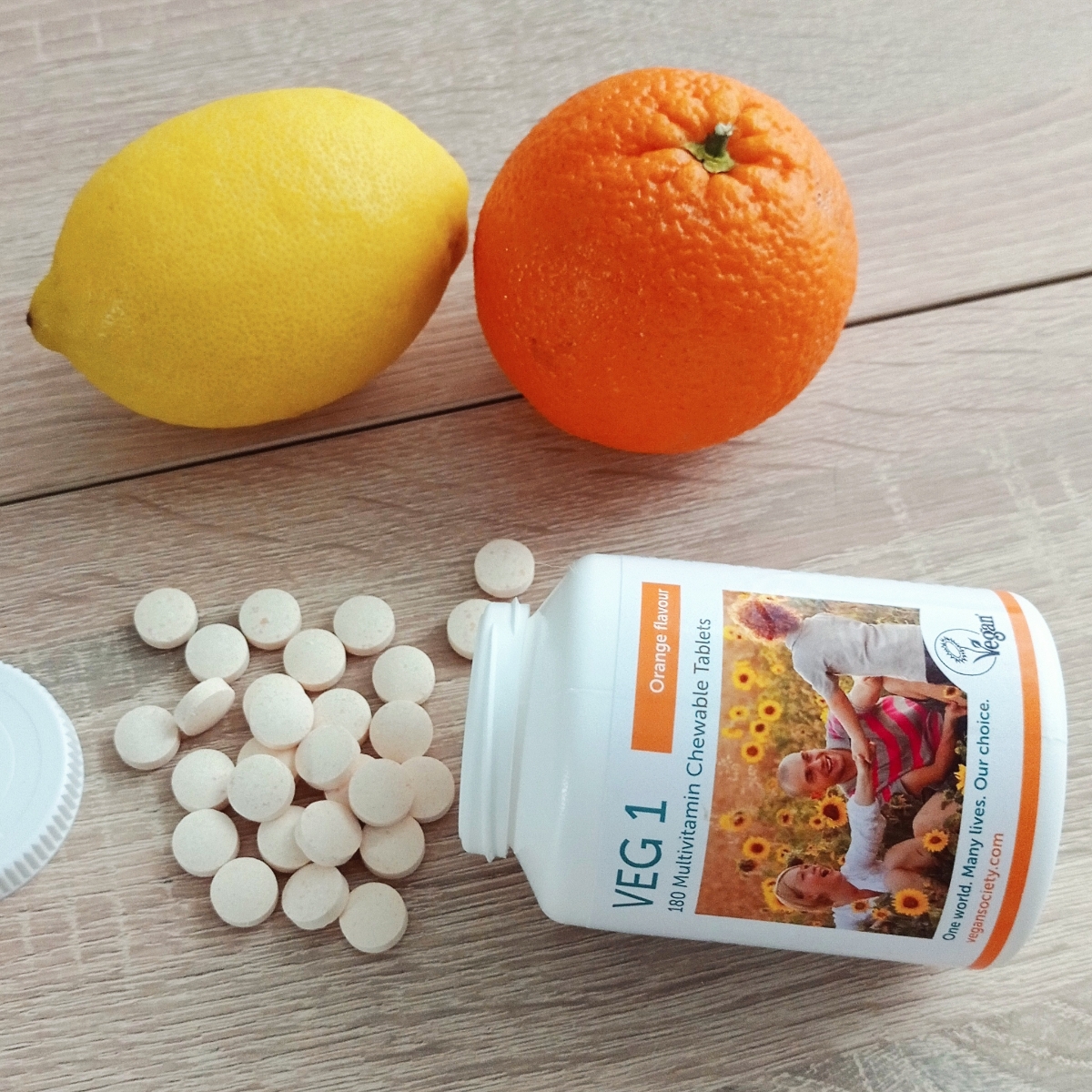 Orange Flavor Chewable Multivitamin from Veg 1 - Vegan Product Reviews ...