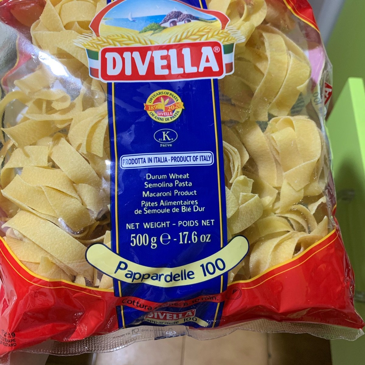pappardelle 100 from Divella - Vegan Product Reviews & Ratings | abillion