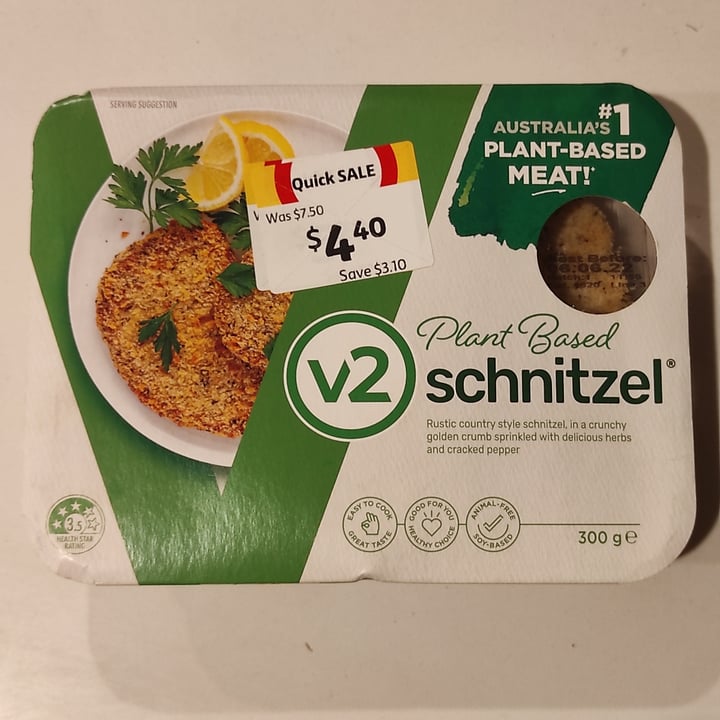 V2 Food Plant Based Schnitzel Review | abillion