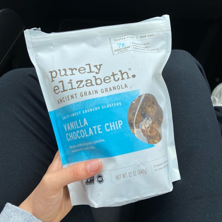 Purely Elizabeth Vanilla Chocolate Chip - Salty Sweet Crunchy Clusters ...