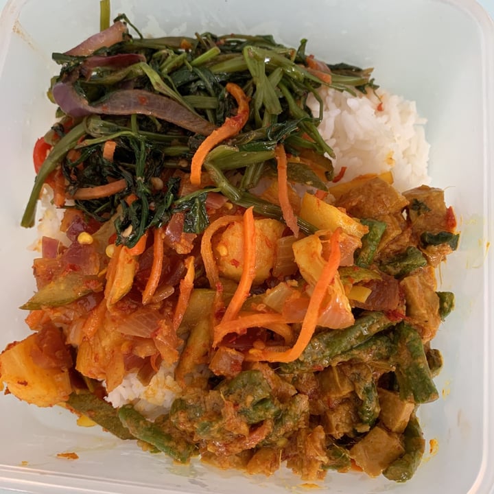Selera Nasi Padang Bukit Merah, Singapore Mixed Vegetable Rice Review ...