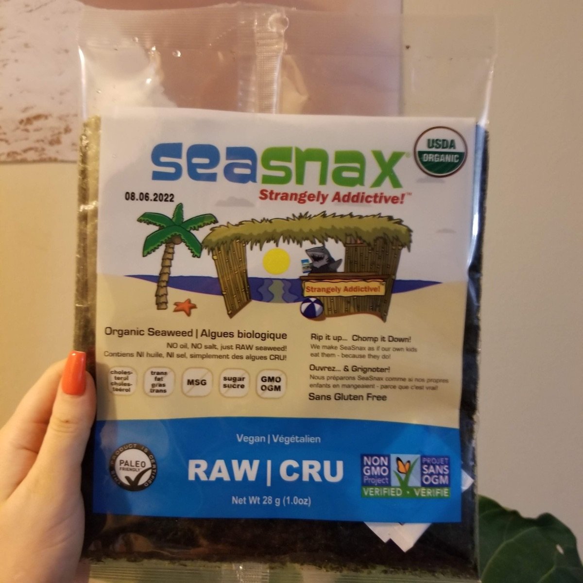 Raw Nori Sheets from SeaSnax - Vegan Product Reviews & Ratings | abillion