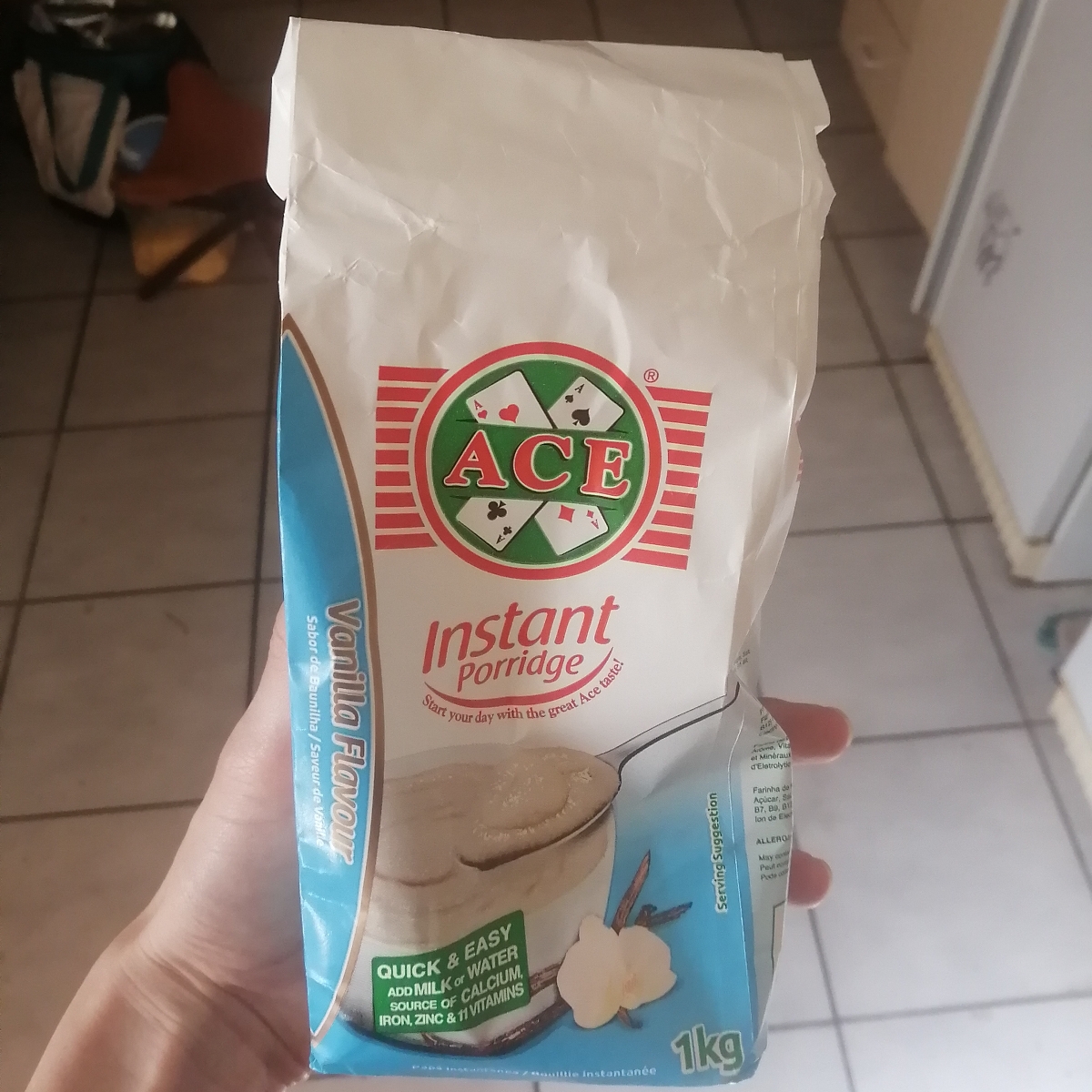 Vanilla Flavour Instant Porridge from Ace Maize Meal - Vegan Product ...