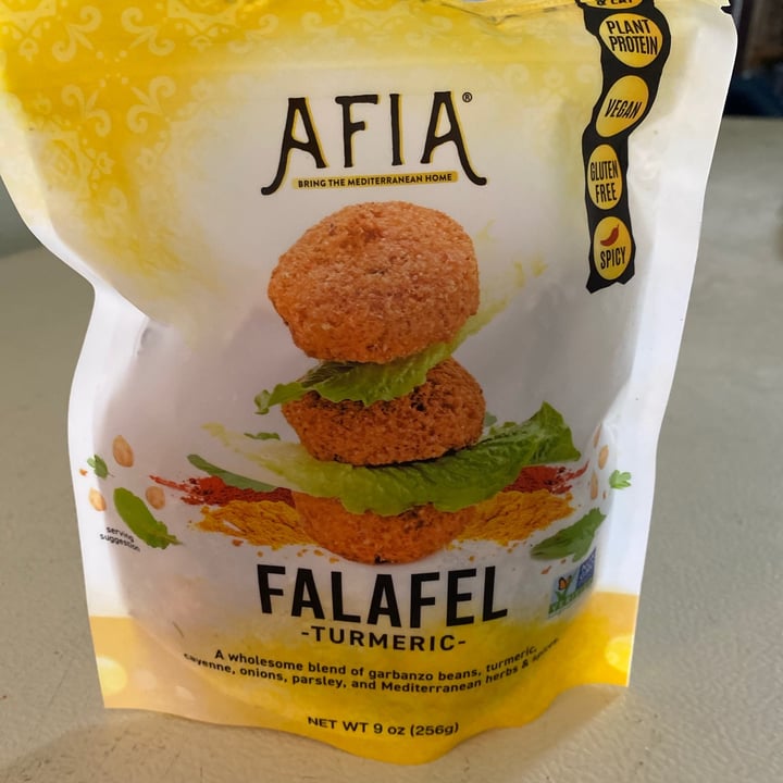 Afia foods Falafel (turmeric) Review | abillion