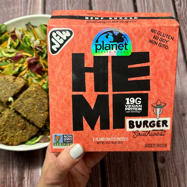 Planet Based Foods Hemp Burger Green Chili Southwest Review | abillion