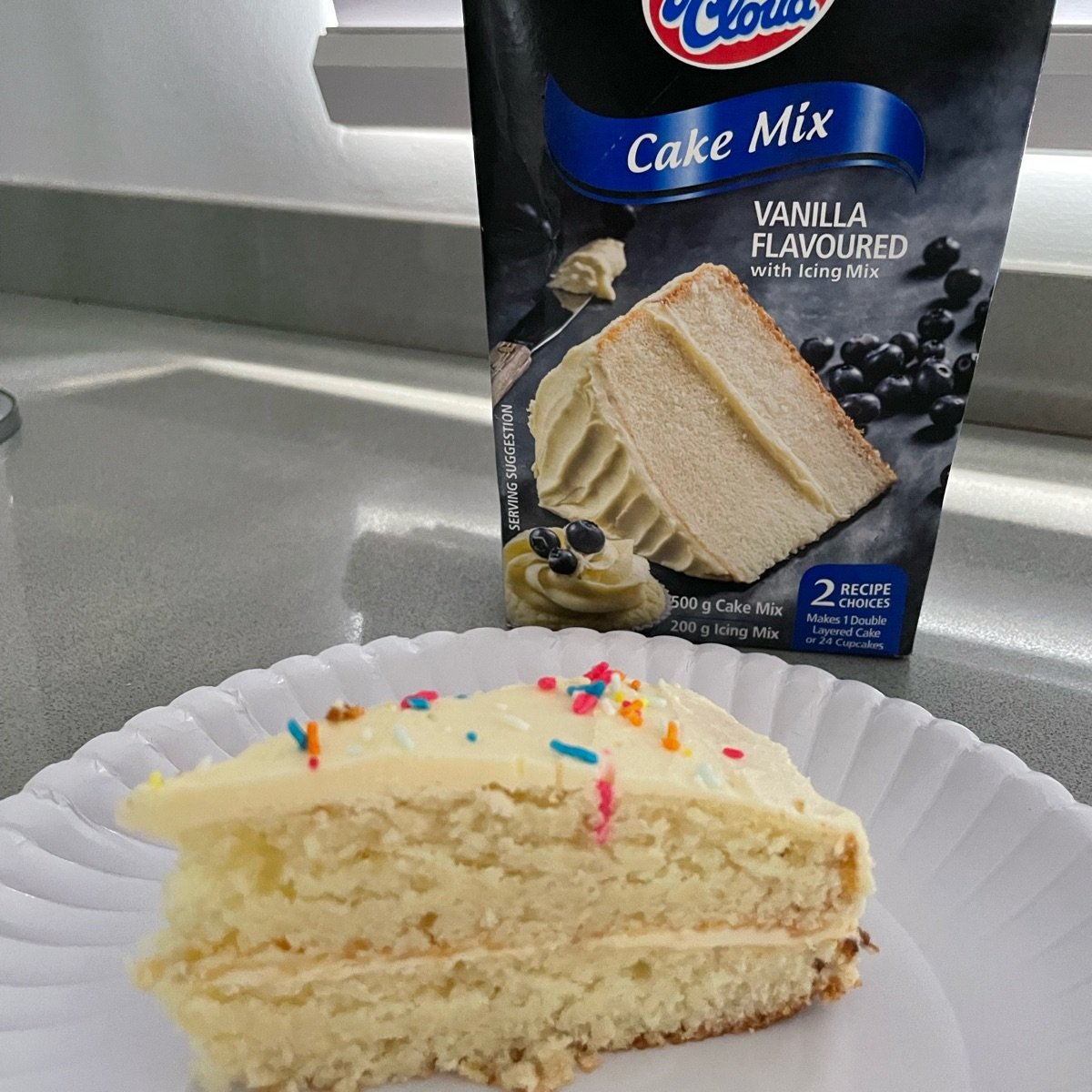 Vanilla flavoured cake mix from Golden cloud - Vegan Product Reviews ...