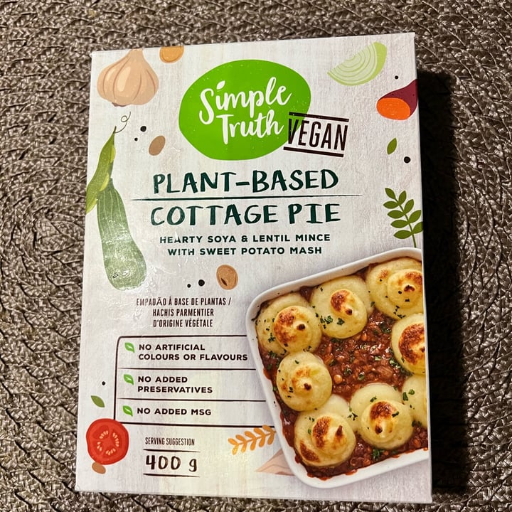 Simple Truth Plant-Based Cottage Pie Review | abillion