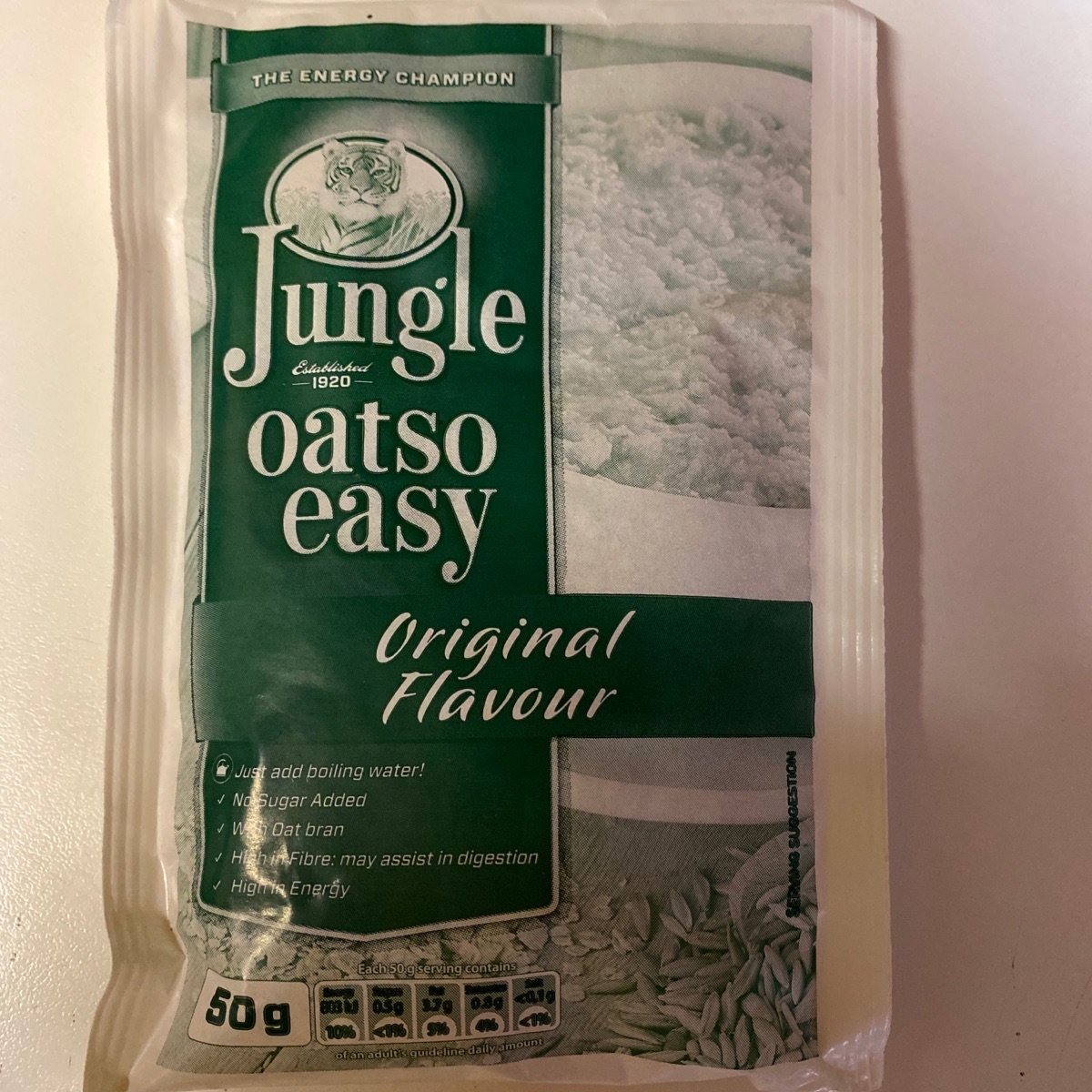Oatso Easy (Original Flavour) from Jungle Oats - Vegan Product Reviews ...
