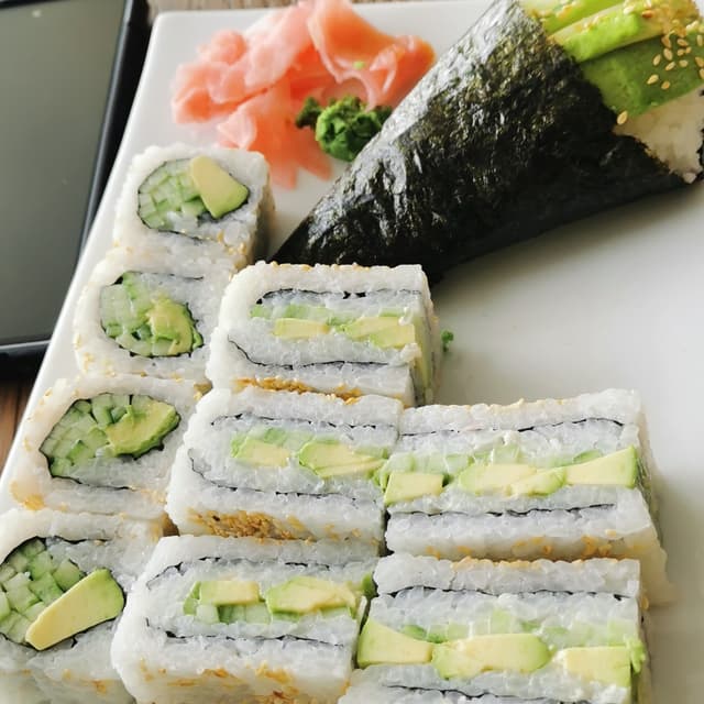 Veg Sushi Combo at Kung - Fu Kitchen, Johannesburg - Vegan Dish Reviews ...
