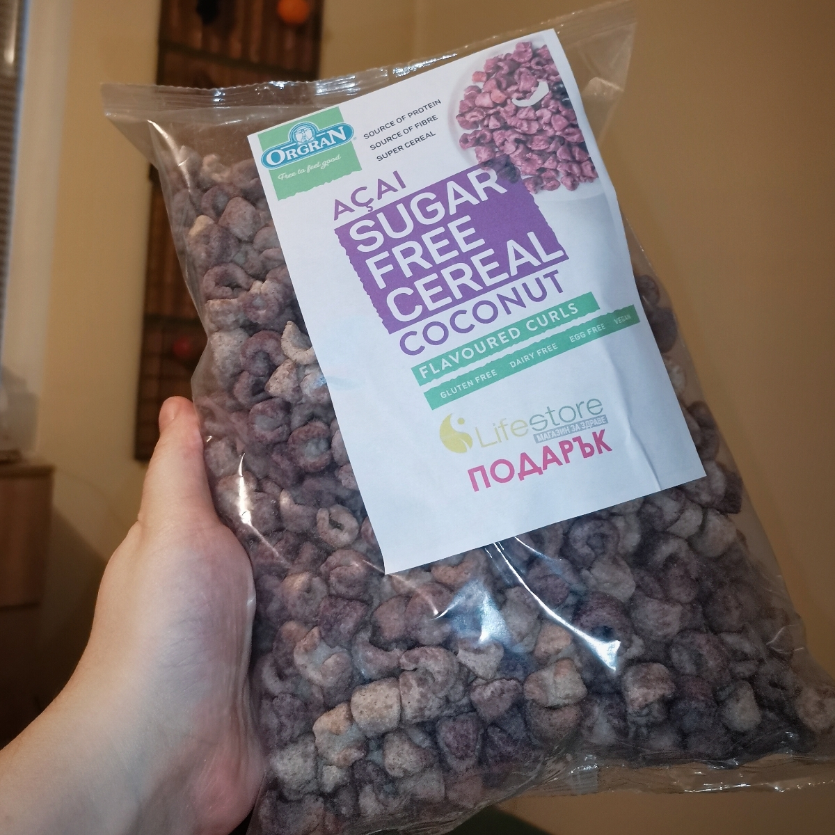 Açaí sugar free cereal from Orgran - Vegan Product Reviews & Ratings ...