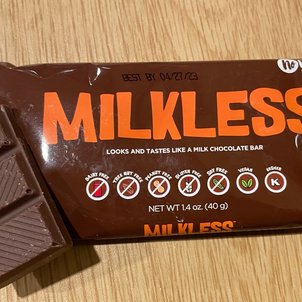 Chocolate Bar from Milkless - Vegan Product Reviews & Ratings | abillion