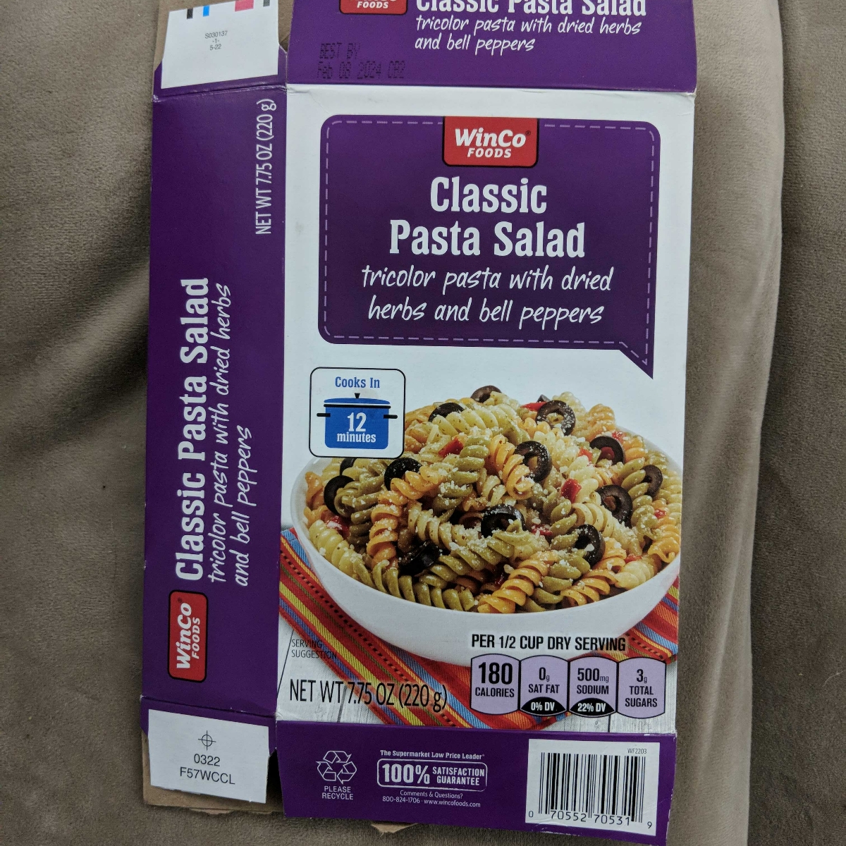 Classic Pasta Salad from WinCo Foods - Vegan Product Reviews & Ratings ...
