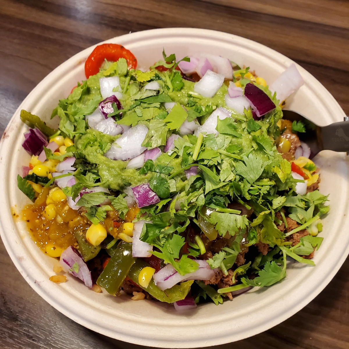 Impossible Bowl at QDOBA Mexican Eats, Topeka - Vegan Dish Reviews ...