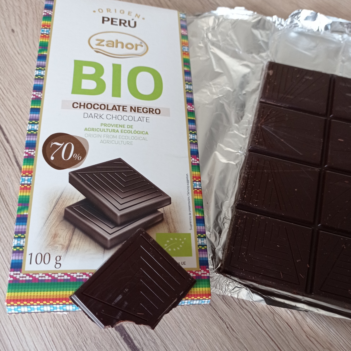 Bio Chocolate Negro 70% from Zahor - Vegan Product Reviews & Ratings ...