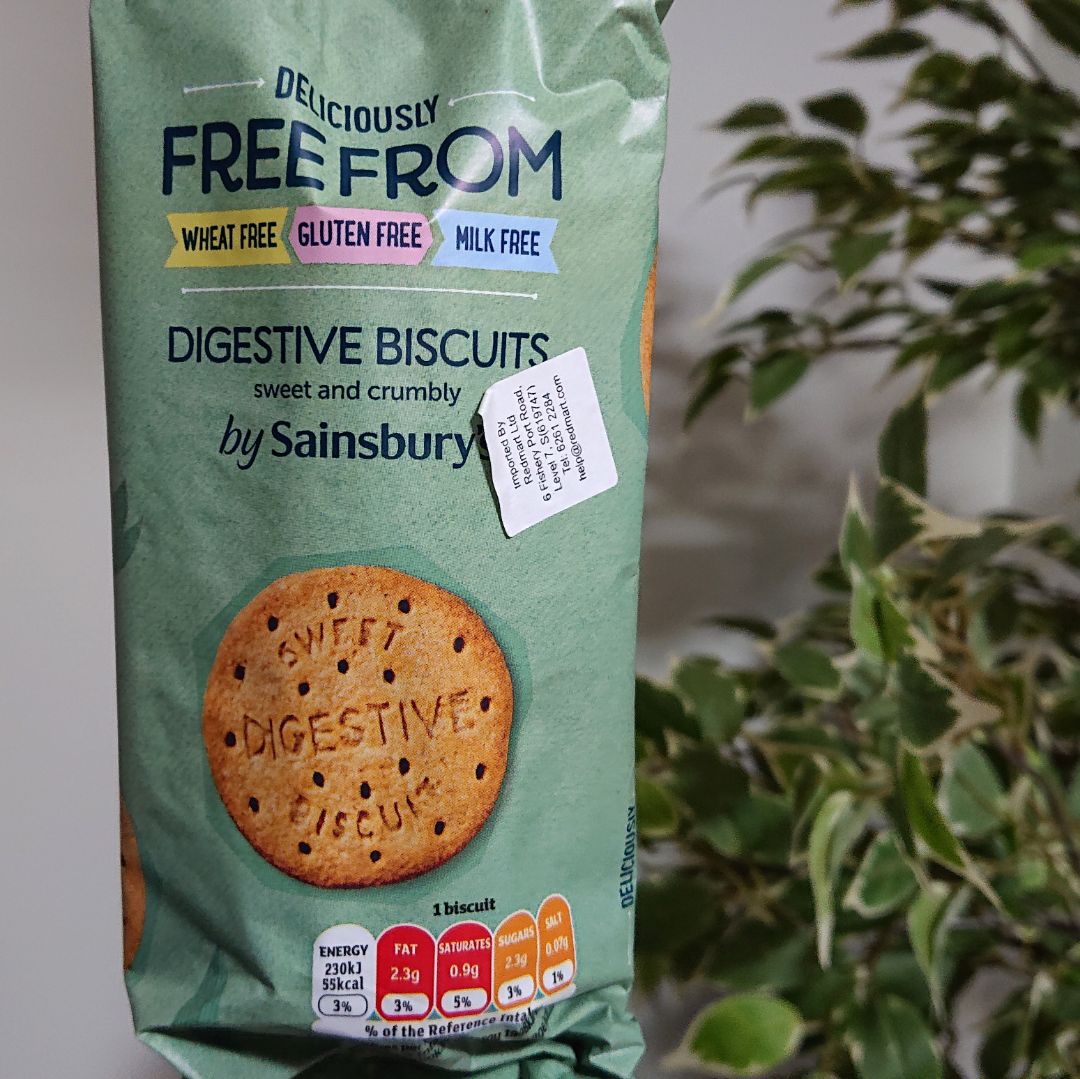 Sainsbury's Free From Digestives Biscuits from Sainsbury's - Vegan ...