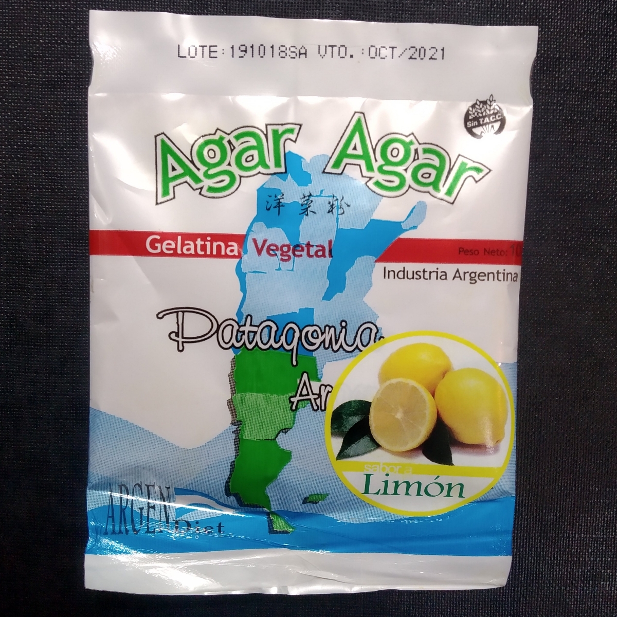 Gelatina vegetal sabor limón from Agar Agar - Vegan Product Reviews ...