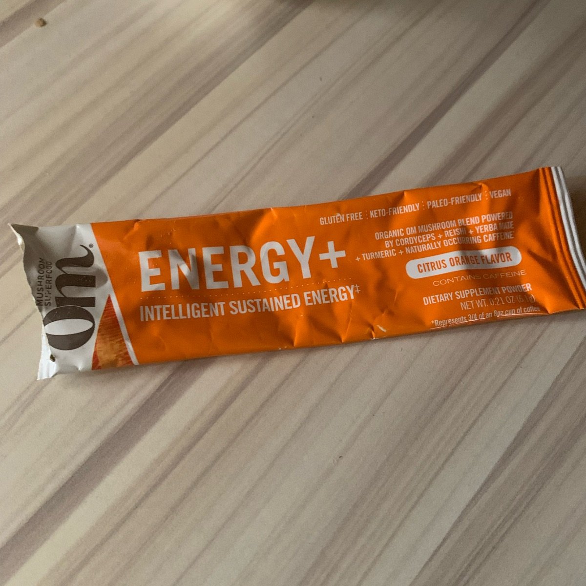 Energy+ Citrus orange flavor from OM Mushroom Superfood - Vegan Product ...