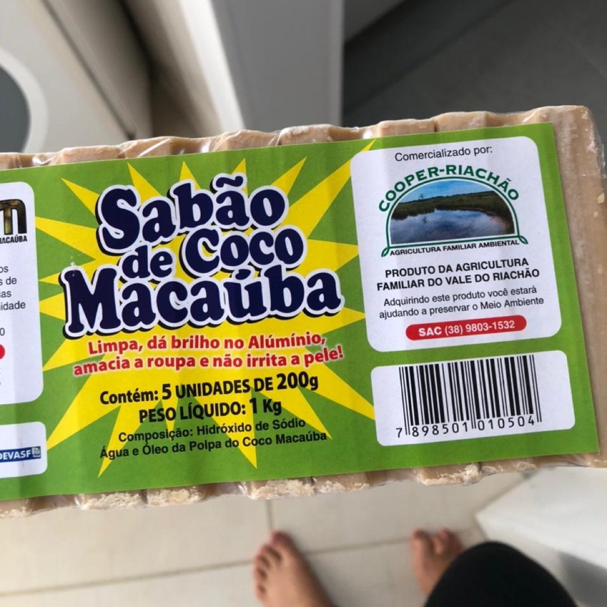 Sabão de coco macaúba from UBCM - Vegan Product Reviews & Ratings ...