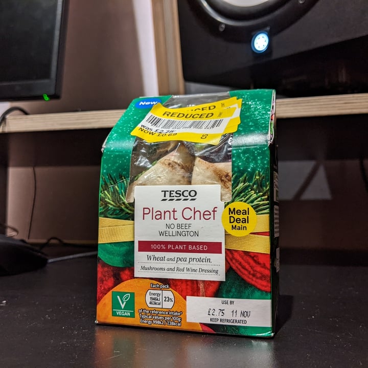 Tesco Plant Chef No Beef Wellington Review | abillion
