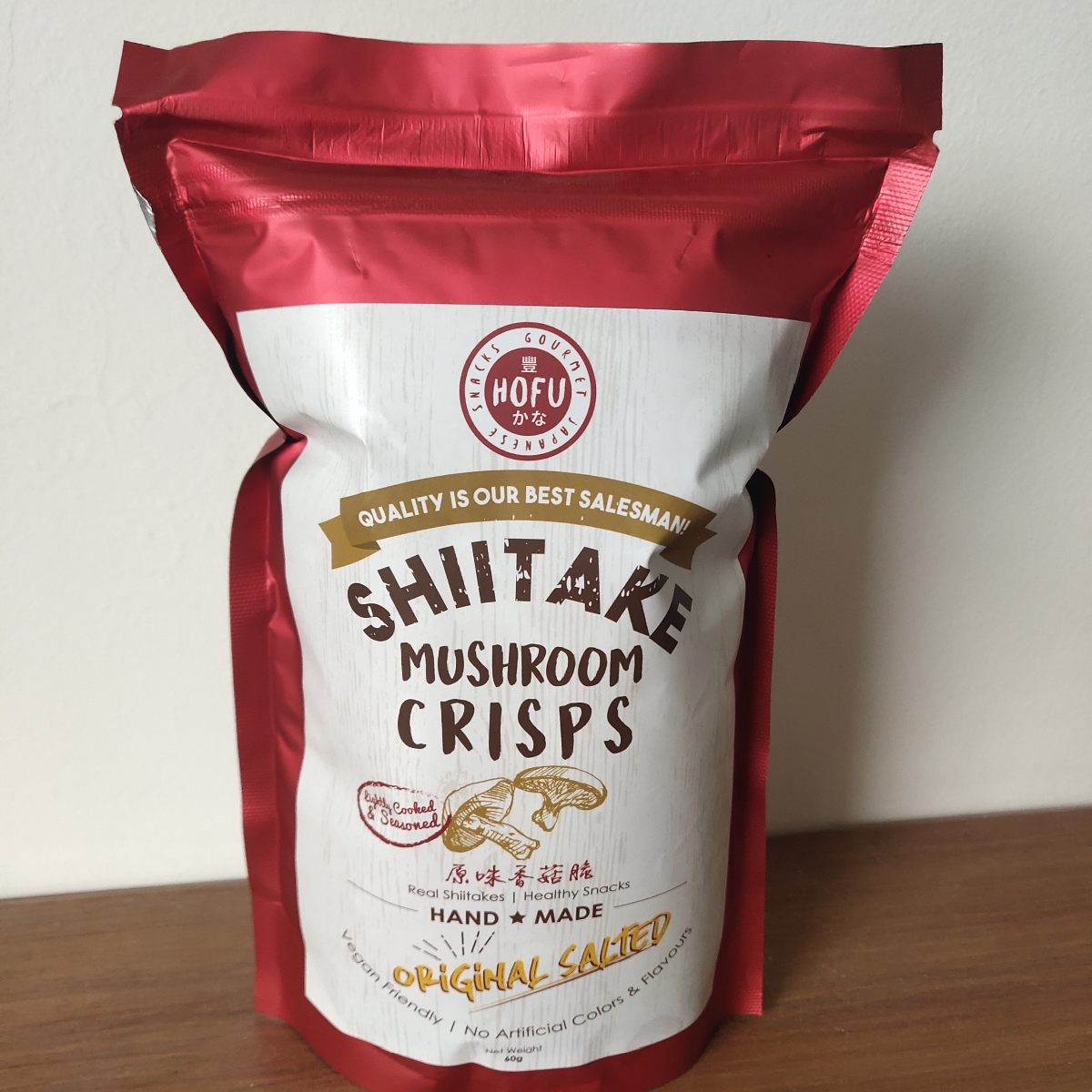 Shiitake Mushroom Crisps from Hofu Japanese Gourmet Snacks - Vegan ...