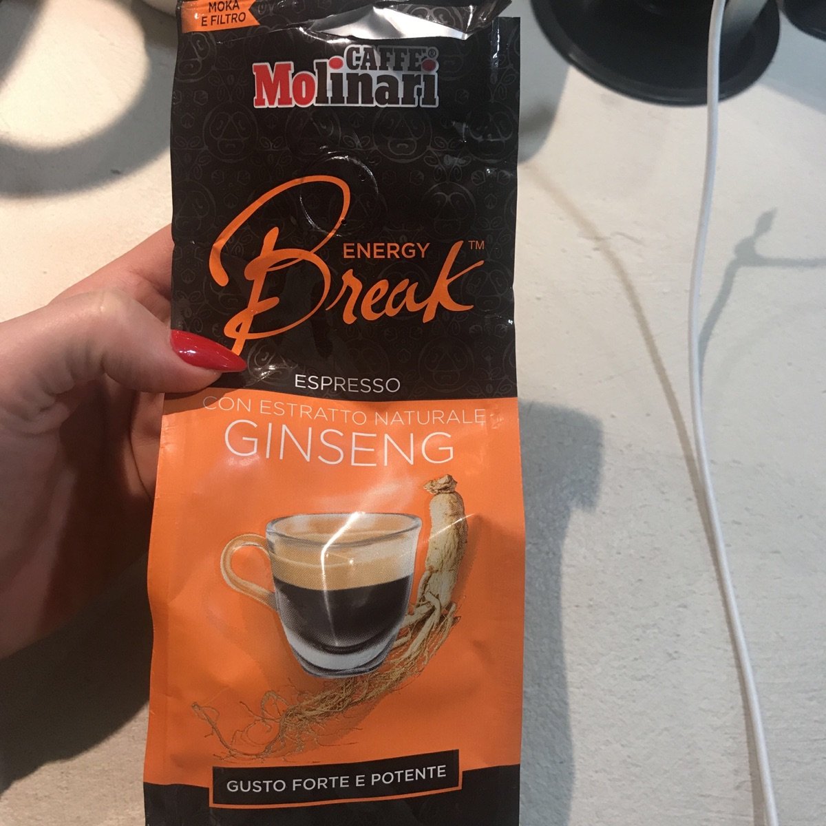 Espresso con estratto naturale ginseng from Caffè Molinari - Vegan ...