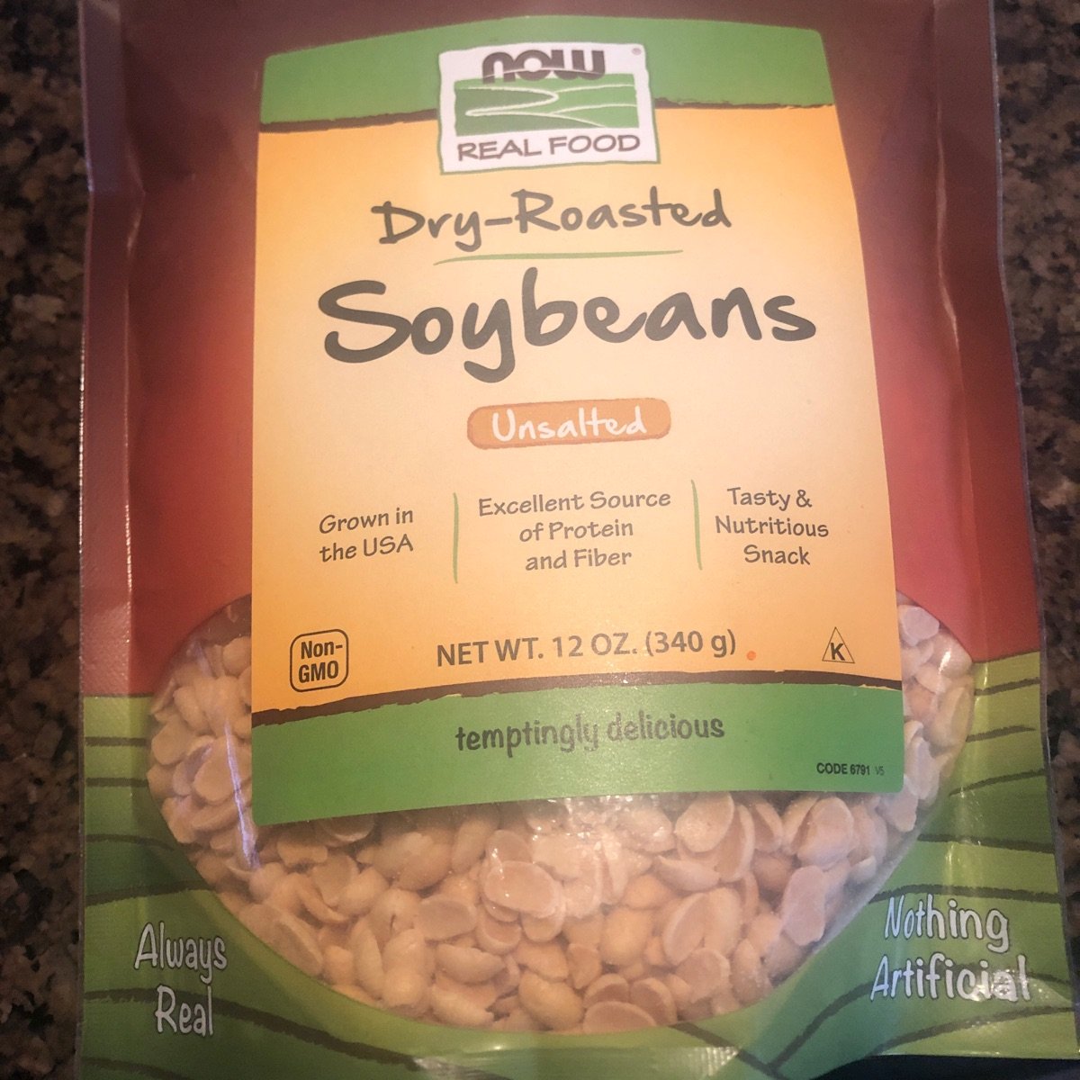 Dry-roasted soybeans unsalted from NOW Foods - Vegan Product Reviews ...