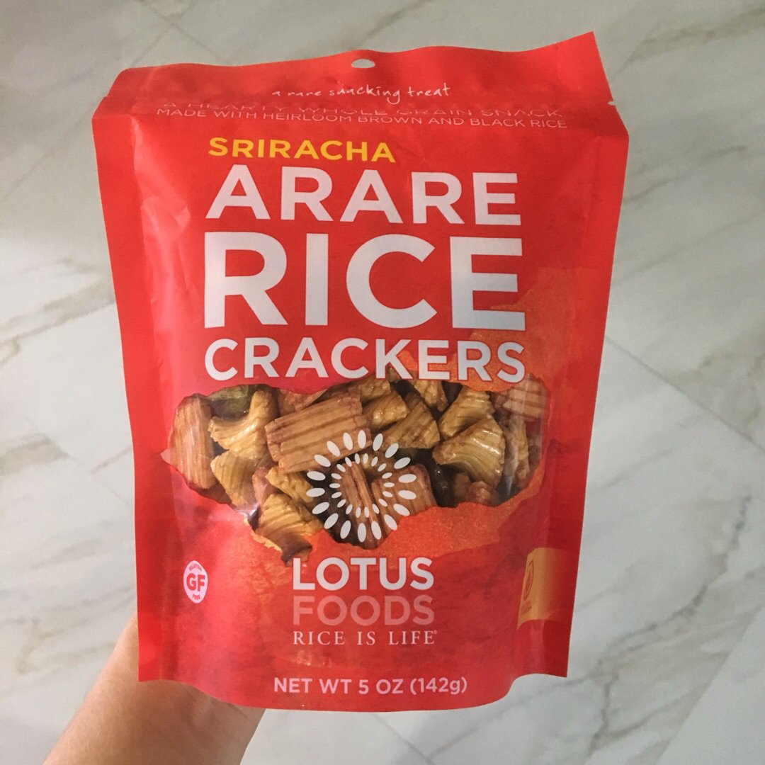 Sriracha Arare Rice Crackers from Lotus Foods (Rice Is Life) - Vegan ...