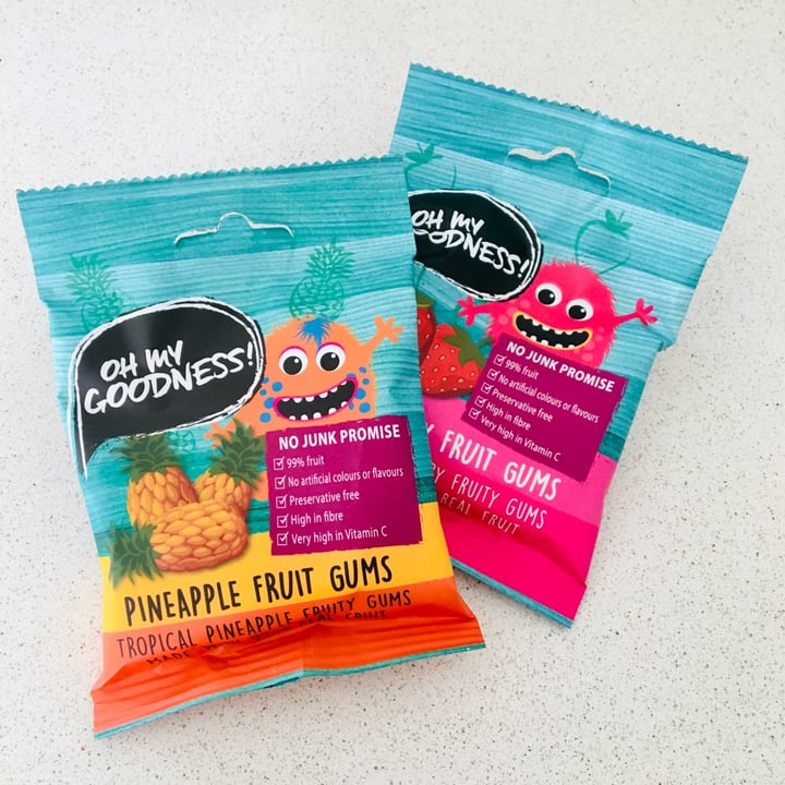Oh My Goodness! Oh My Goodness Pineapple Fruit Gums Review | abillion