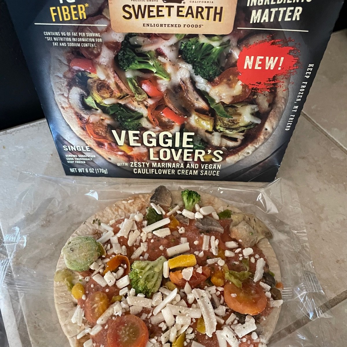Veggie Lovers single serve from Sweet Earth - Vegan Product Reviews ...