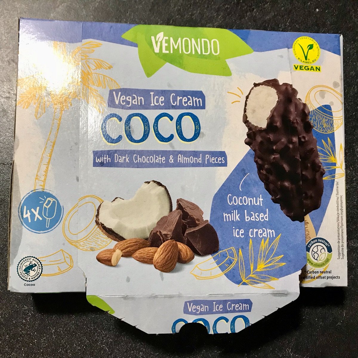 Coconut & Dark Chocolat & Almond from Vemondo - Vegan Product Reviews ...