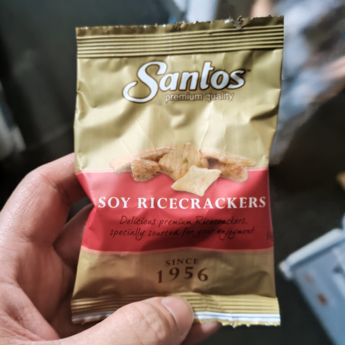 Soy Rice Crackers from Santos wholefoods - Vegan Product Reviews ...